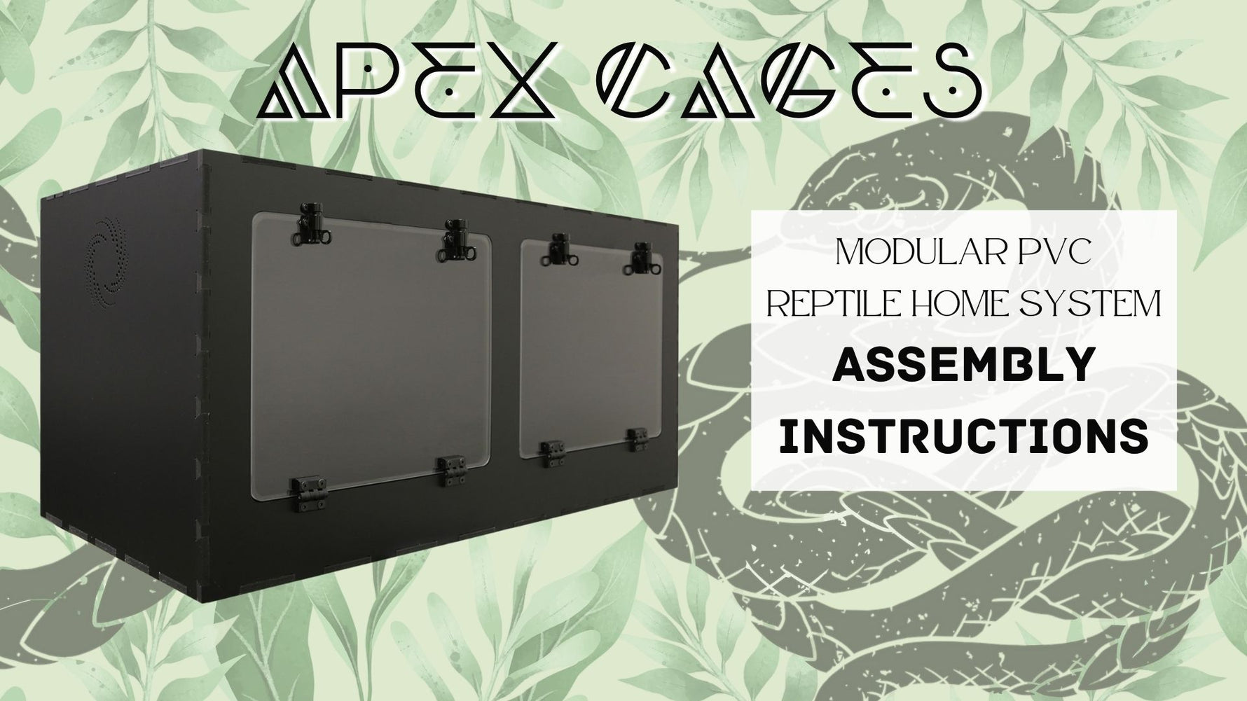 Easy To Assemble & Modular Reptile Enclosure – Apex Reptile
