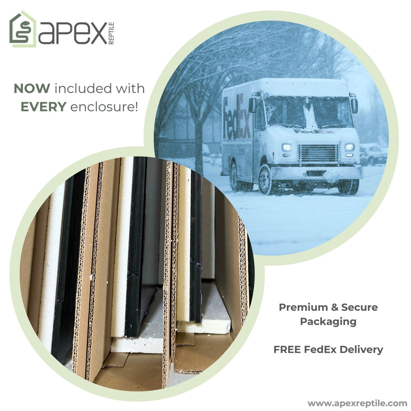 Modular PVC Reptile Enclosure 4'x2'x4' Terrestrial Arboreal Corner ...