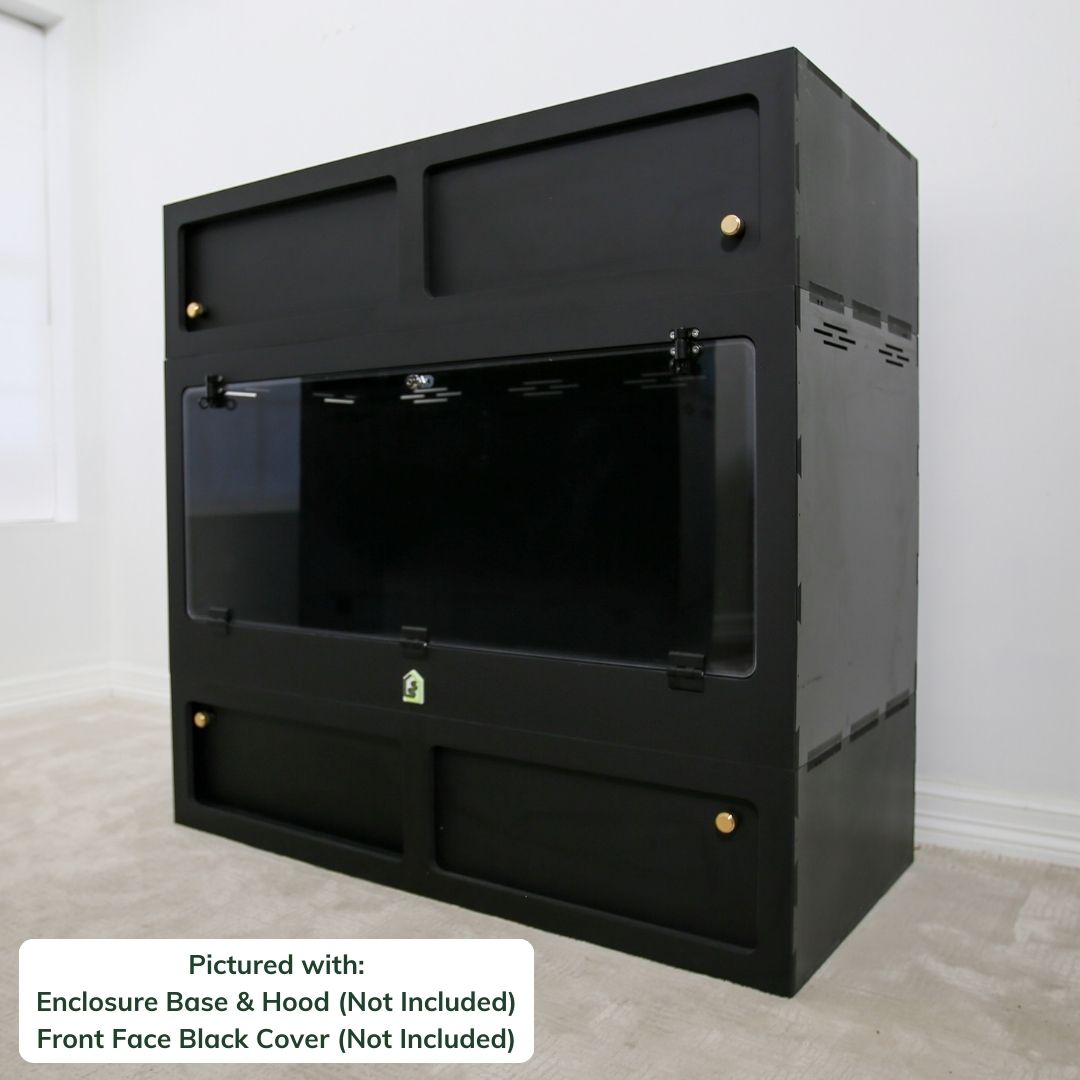 Modular PVC Reptile Enclosure 4'x2'x2' Swing Down Door - Apex Reptile ...